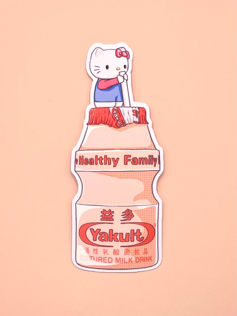 Hello Kitty Yakult Sticker – studiosanbie